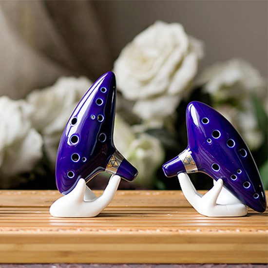 Zelda-Inspired 12-Hole Ocarina of Time – Deep Blue - Buy Ocarinas ...
